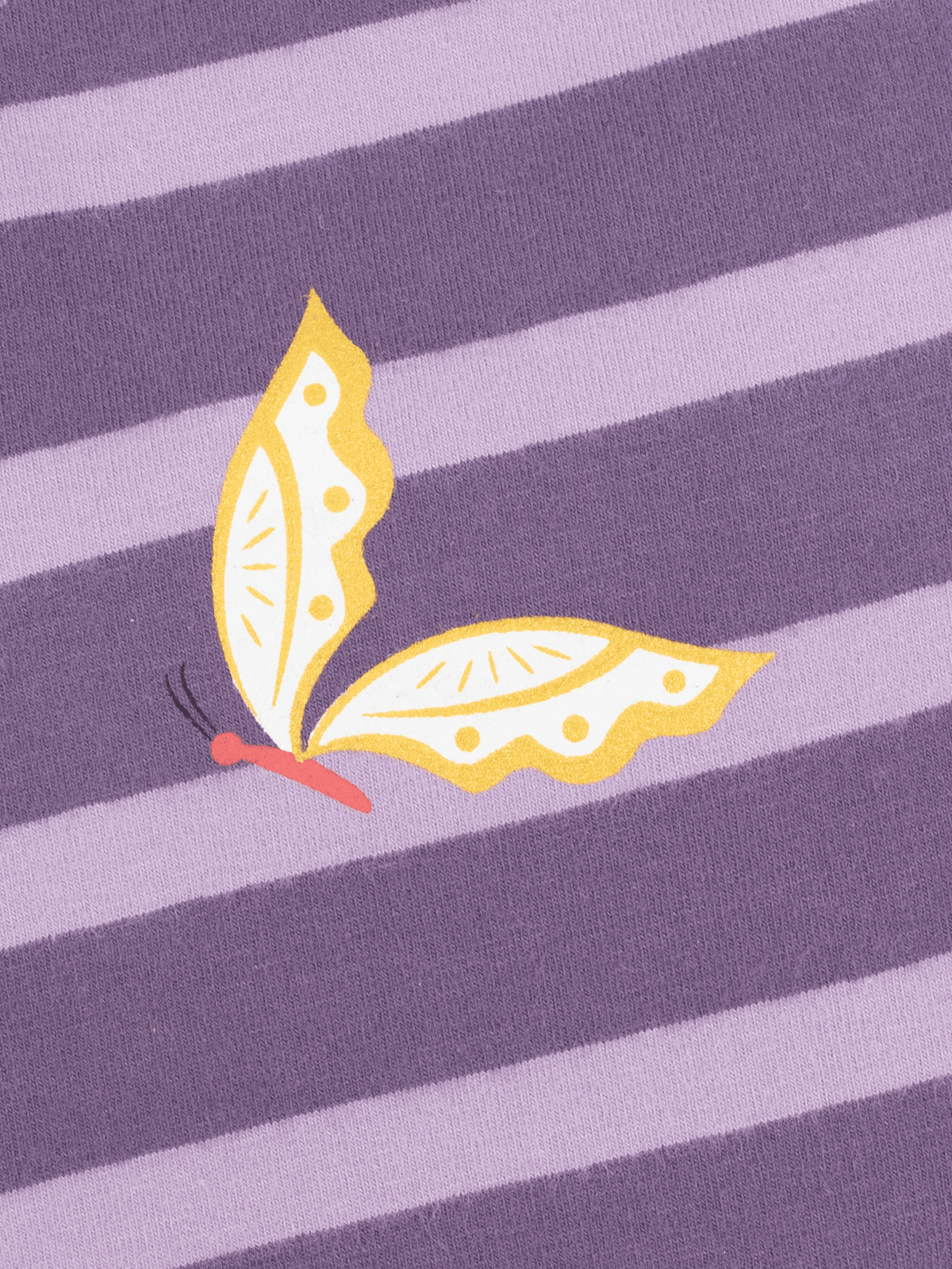 MINI GIRL'S LILAC STRIPER TOP - Stoneharbor.com.pk